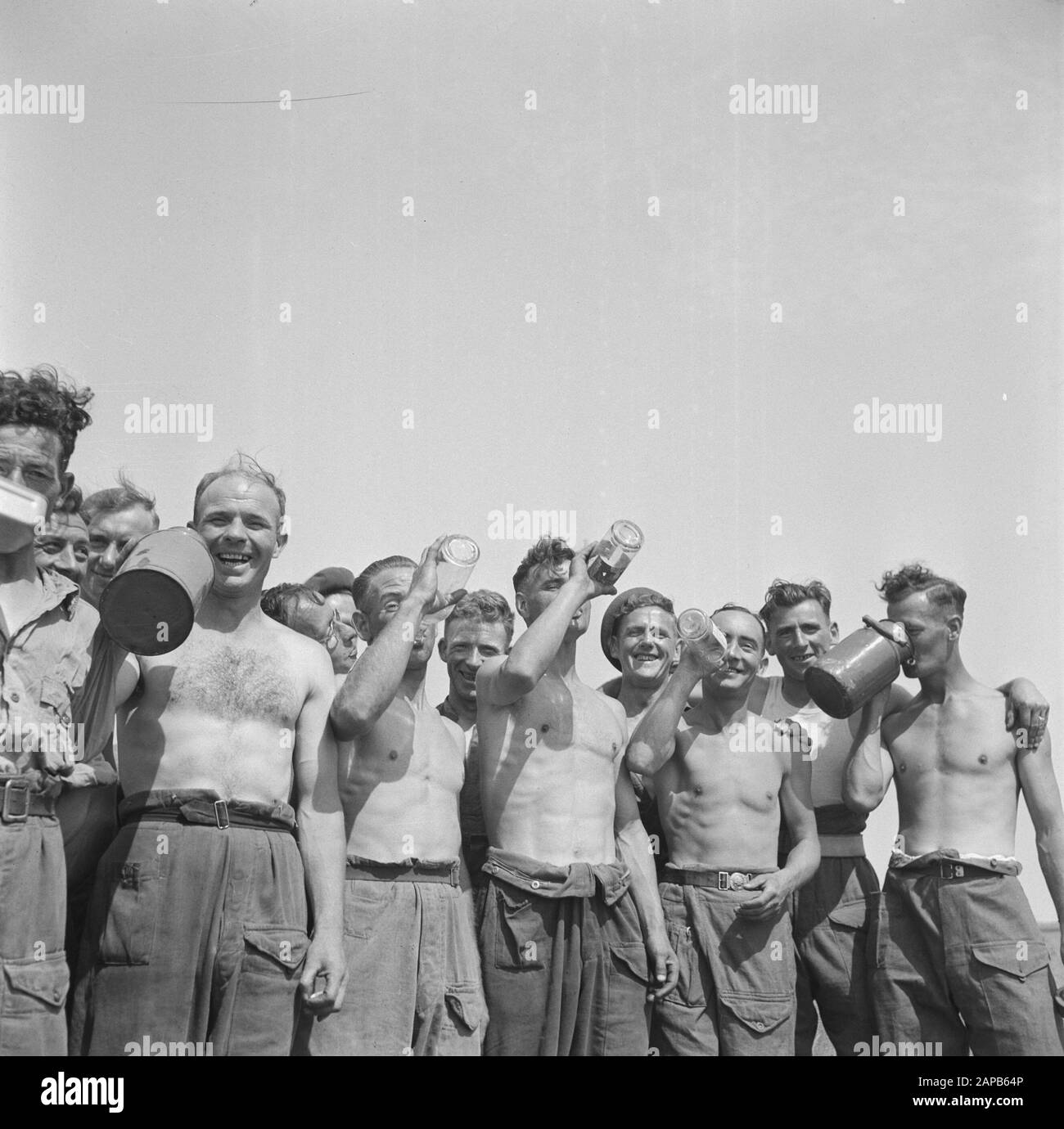 Agriculture: Canadians Description: Canadian soldiers help farmers ...