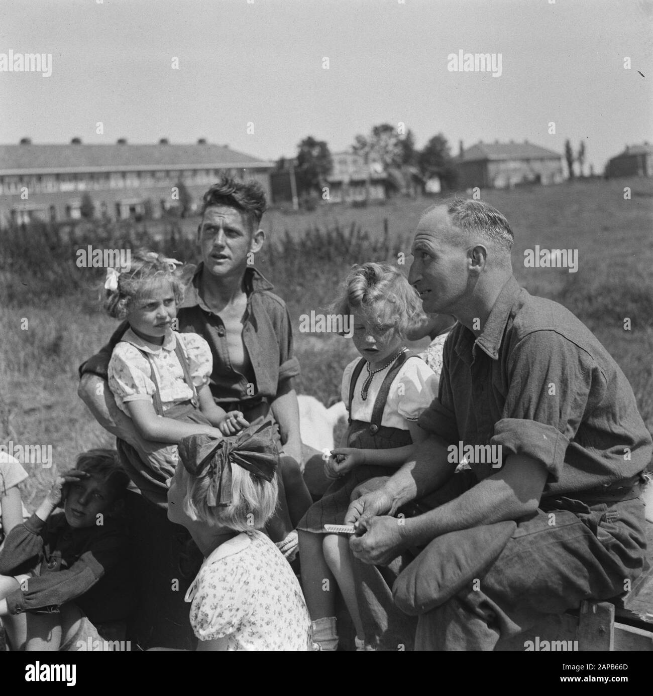 Agriculture: Canadians Description: Canadian soldiers help farmers ...