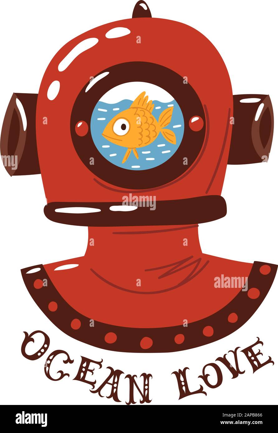 Cartoon man scuba diving hi-res stock photography and images - Alamy