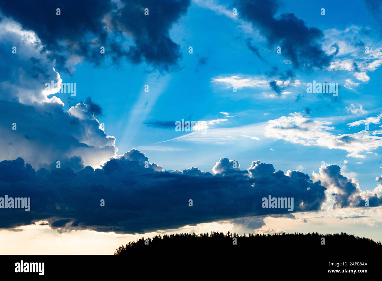 Shine sun bright clouds gradient hi-res stock photography and images ...