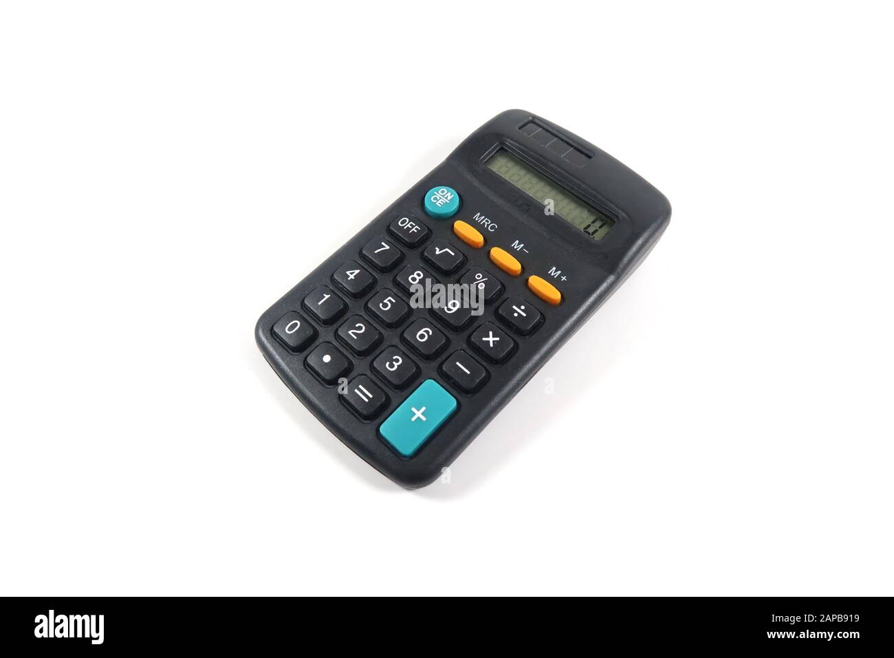 Calculator isolated on white background Stock Photo - Alamy