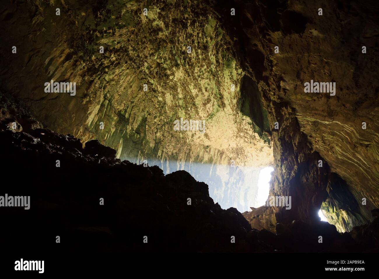 View inside Deer cave in Gunung Mulu National Park Borneo Sarawak ...
