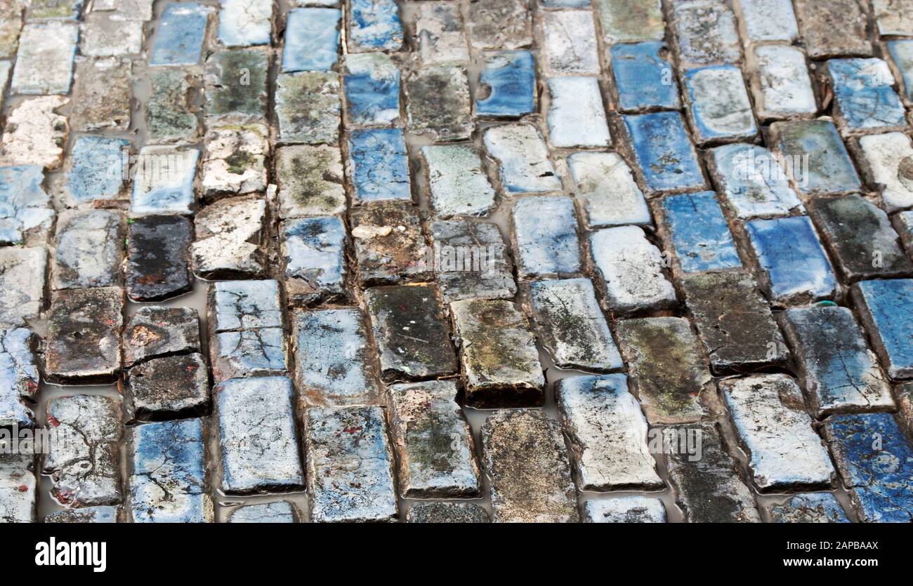 Blue bricks hi-res stock photography and images - Alamy