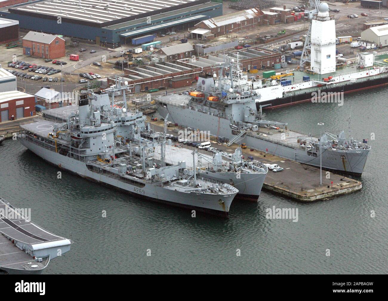 Royal fleet auxiliary tanker grey rover hi-res stock photography and ...