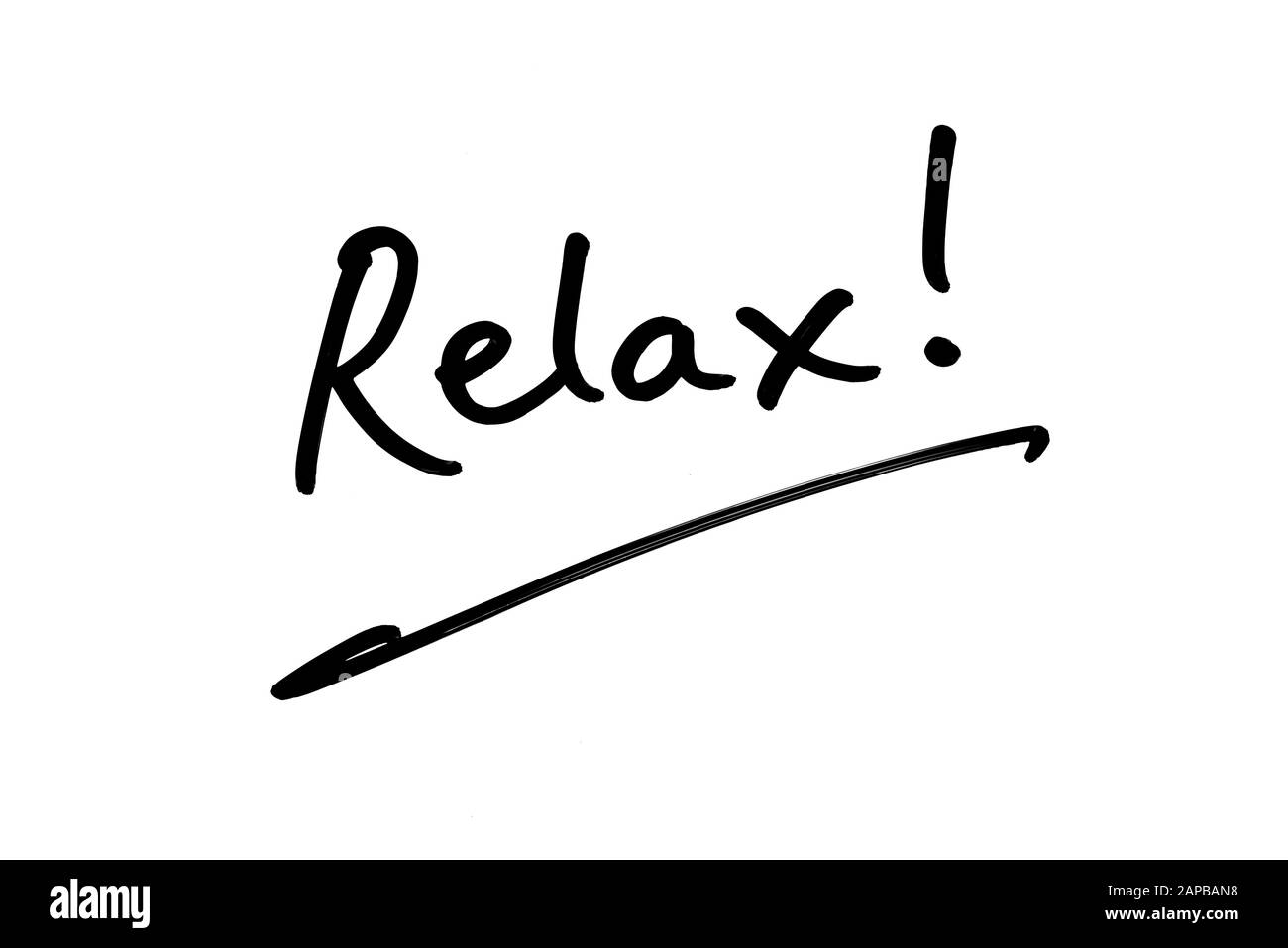 The Word Relax In Chinese Letters