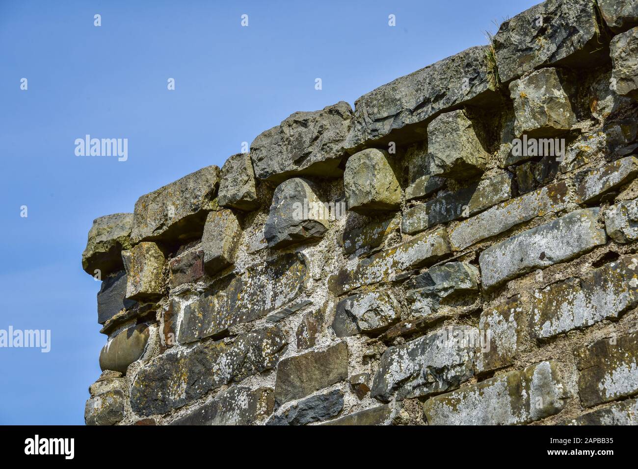 An old disused Lime Kiln on the Ceredigion Coastal Path in Wallog ...