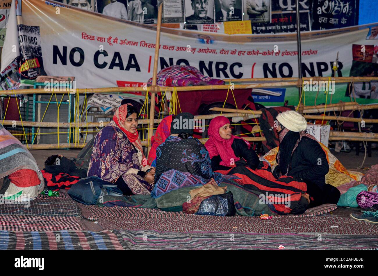 Women Protest against CAA & NRC, Shaheen Bagh, New Delhi, India ...