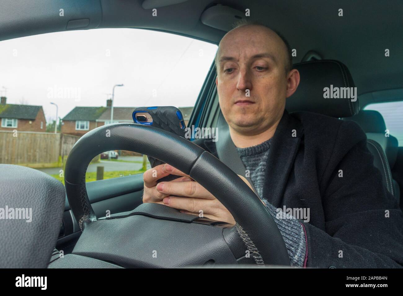 Driver's seat car interior hi-res stock photography and images - Alamy