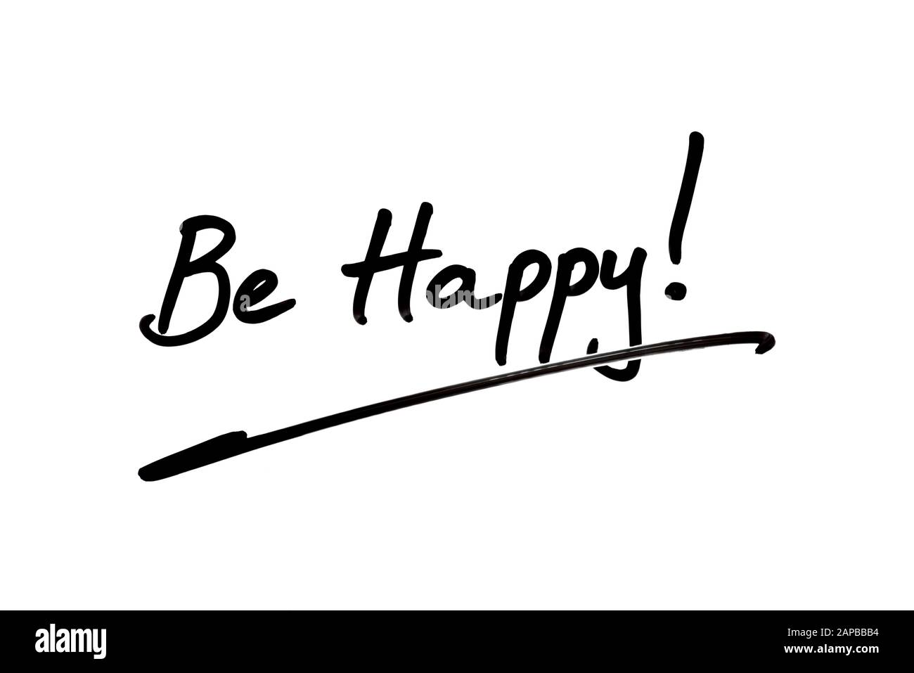 Close up handwritten phrase Cut Out Stock Images & Pictures - Alamy