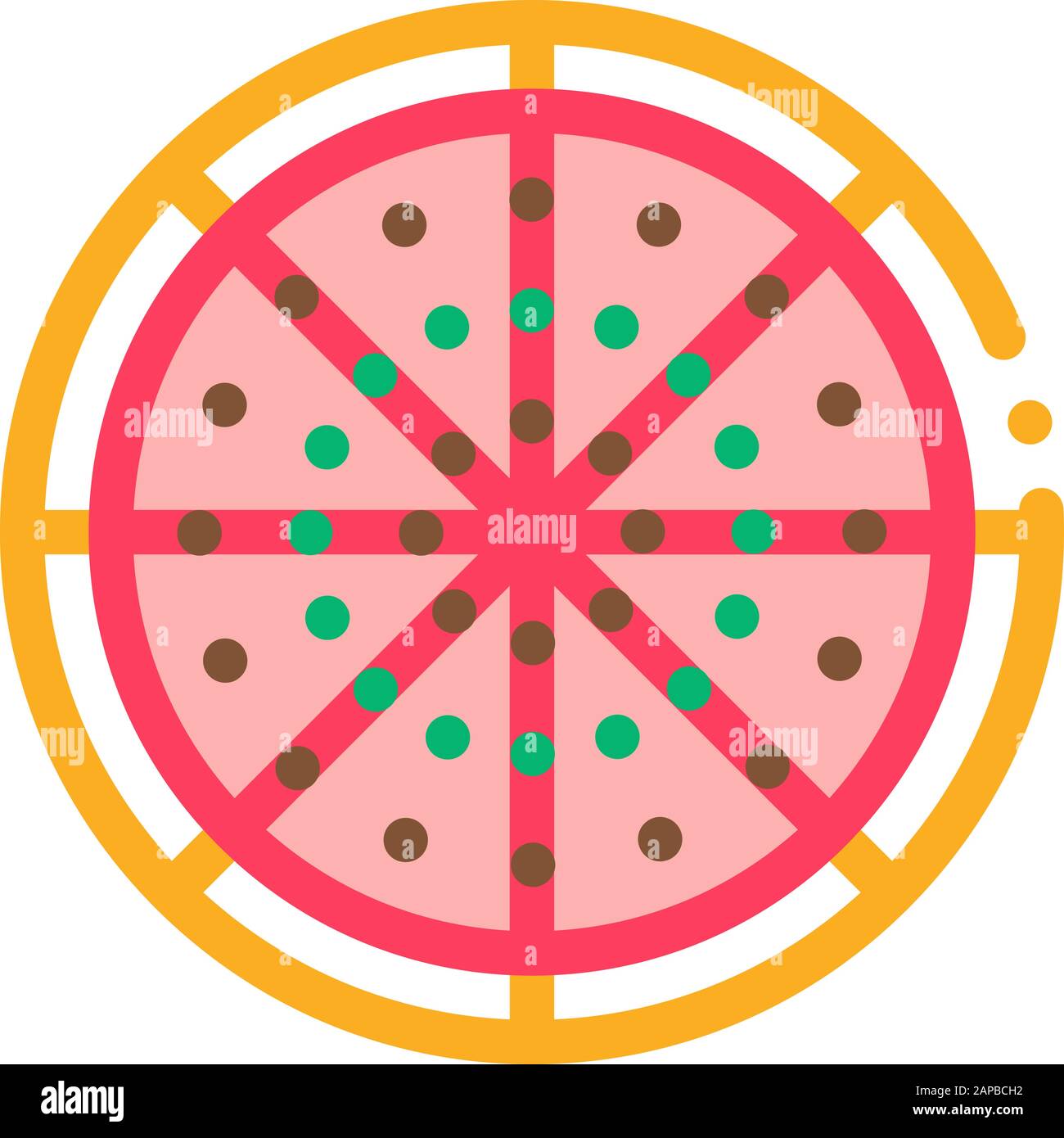 Slice tool thin line Stock Vector Images - Alamy