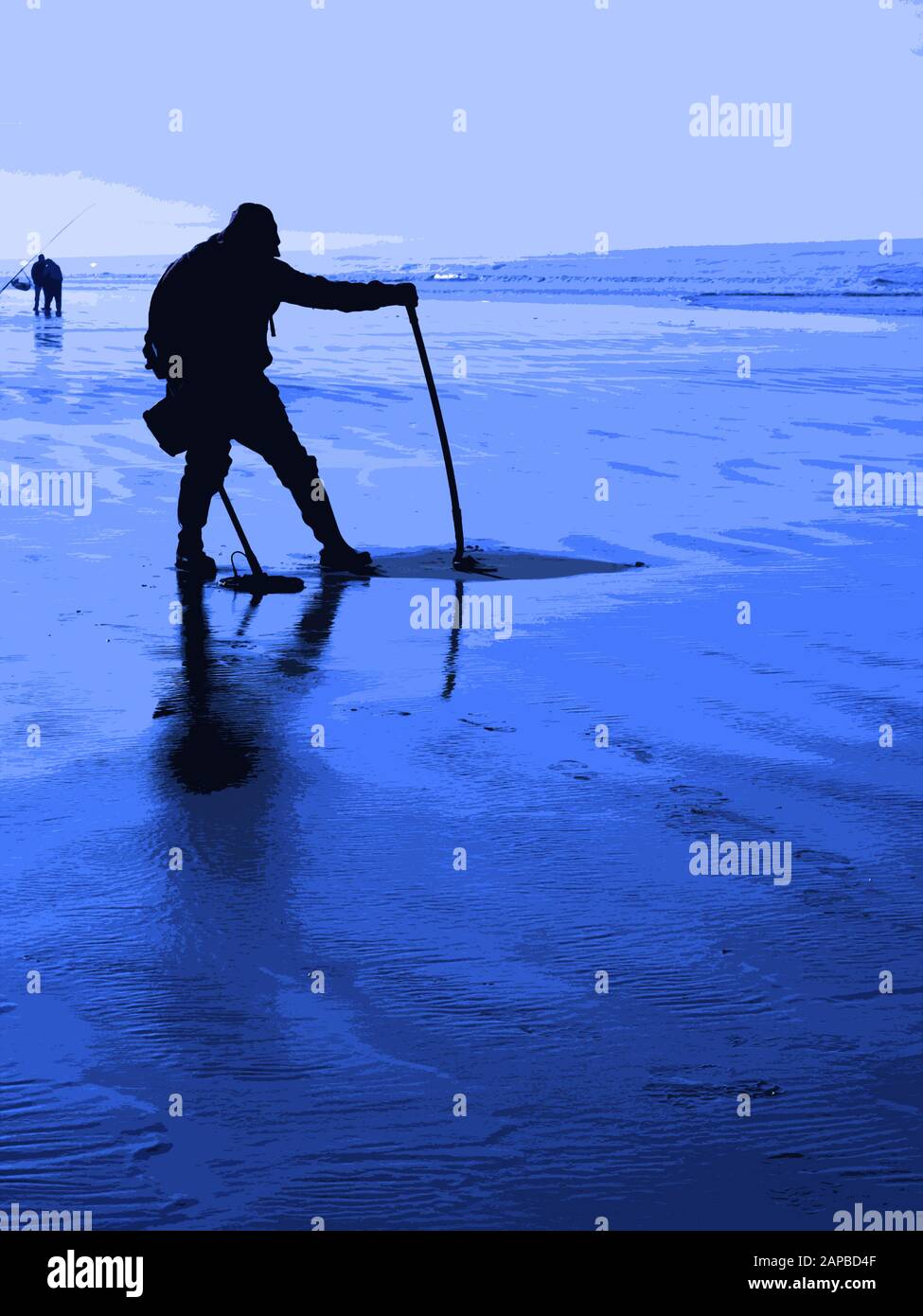 Metal detecting detectorist hi-res stock photography and images - Alamy
