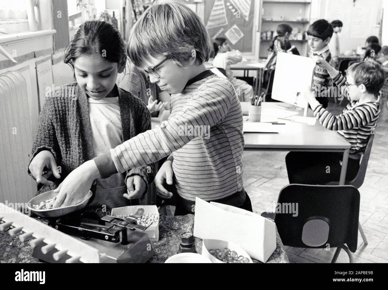 1980s School Children Uk High Resolution Stock Photography and Images ...