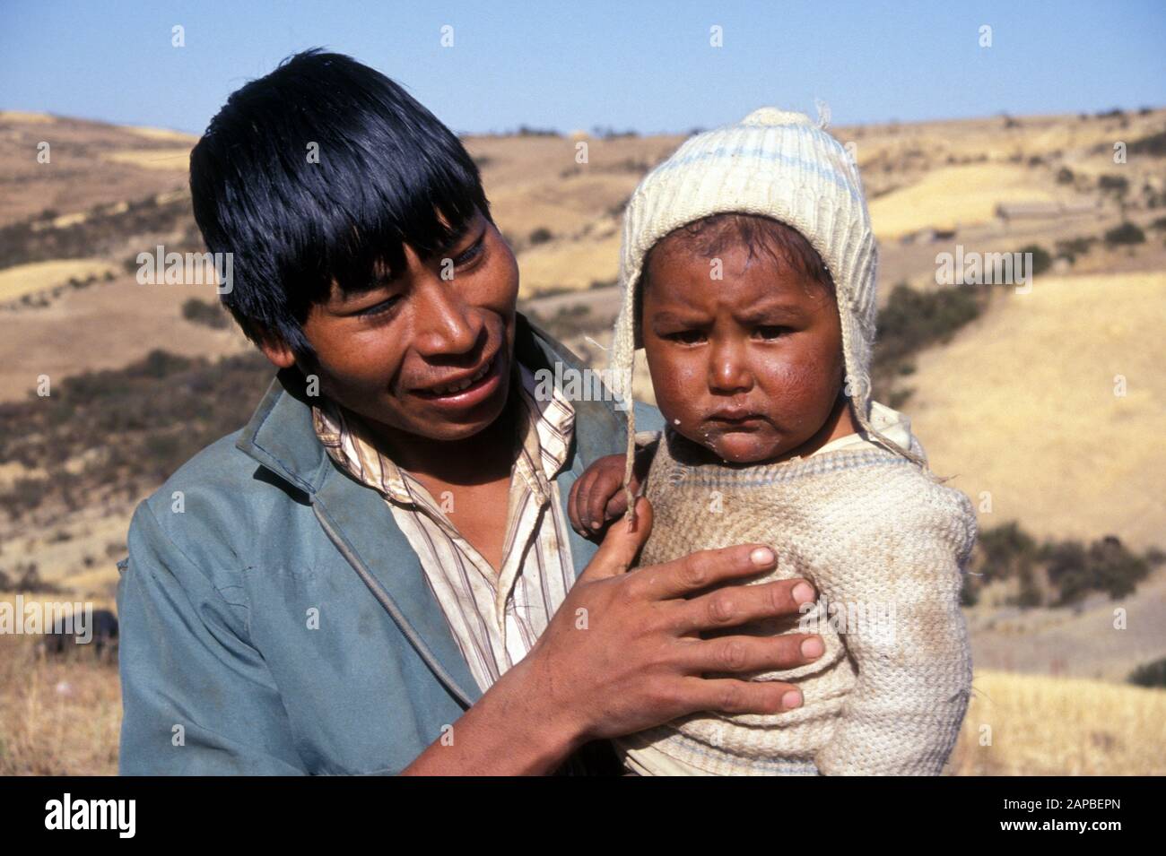 BOLIVIA Father and daughter, Cochabamba photo by Sean Sprague Stock ...