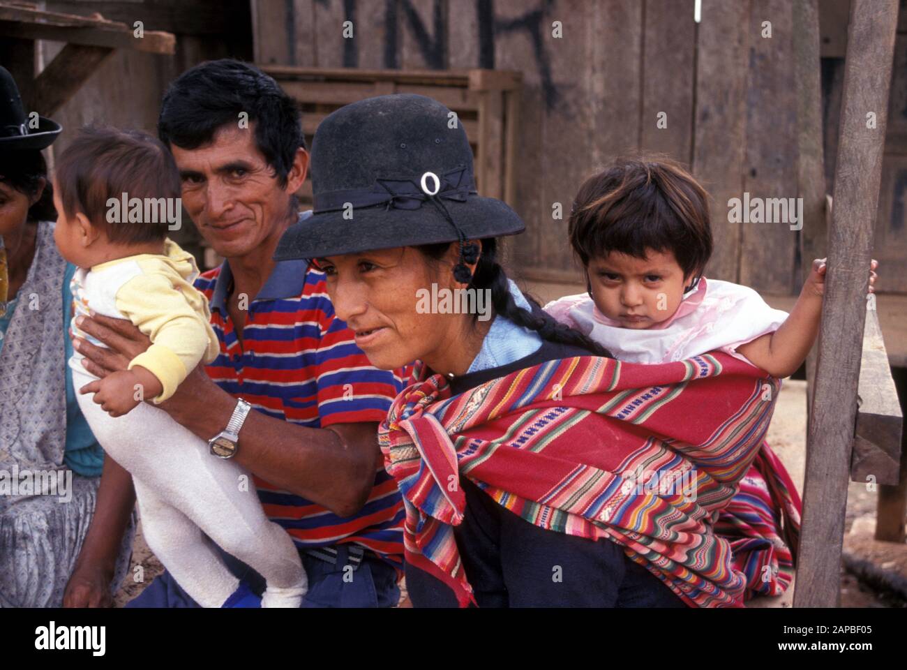 BOLIVIA Family of Bella Vista, Alto Beni photo by Sean Sprague Stock ...