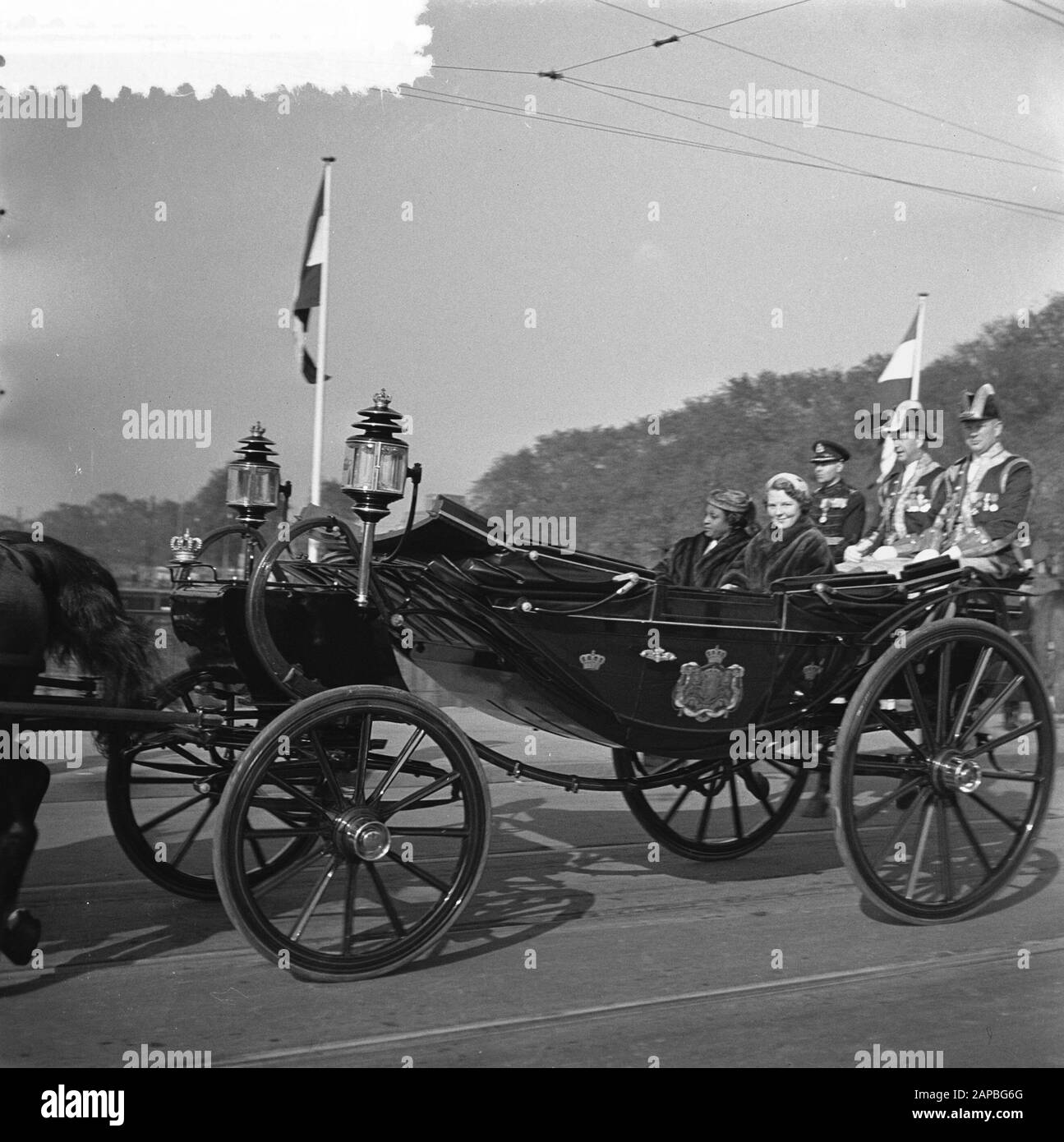 Visit President Tubman of Liberia. Princess Beatrix and Mrs Tubman Date ...