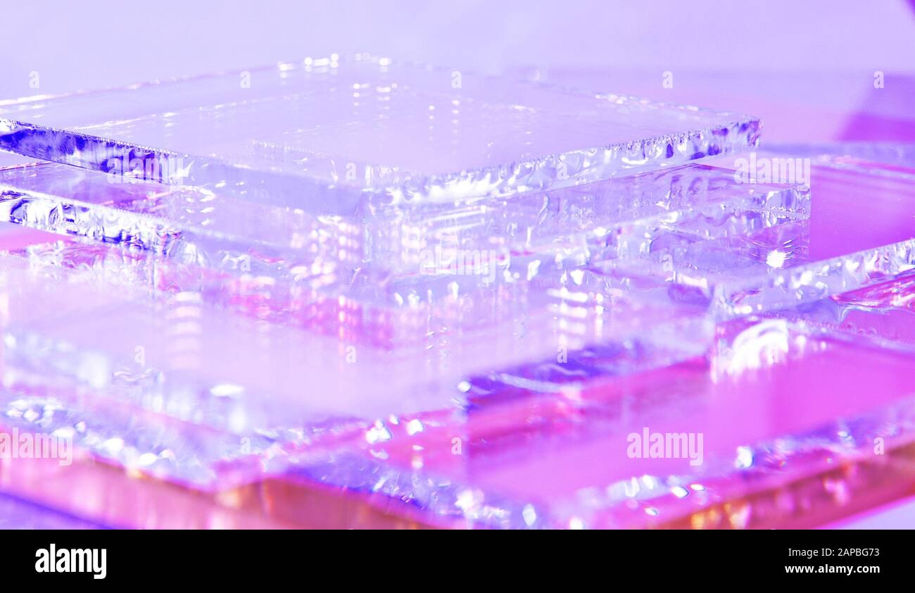 Transparent colored glass Stock Photo - Alamy