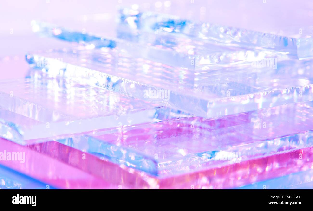 Transparent colored glass Stock Photo - Alamy