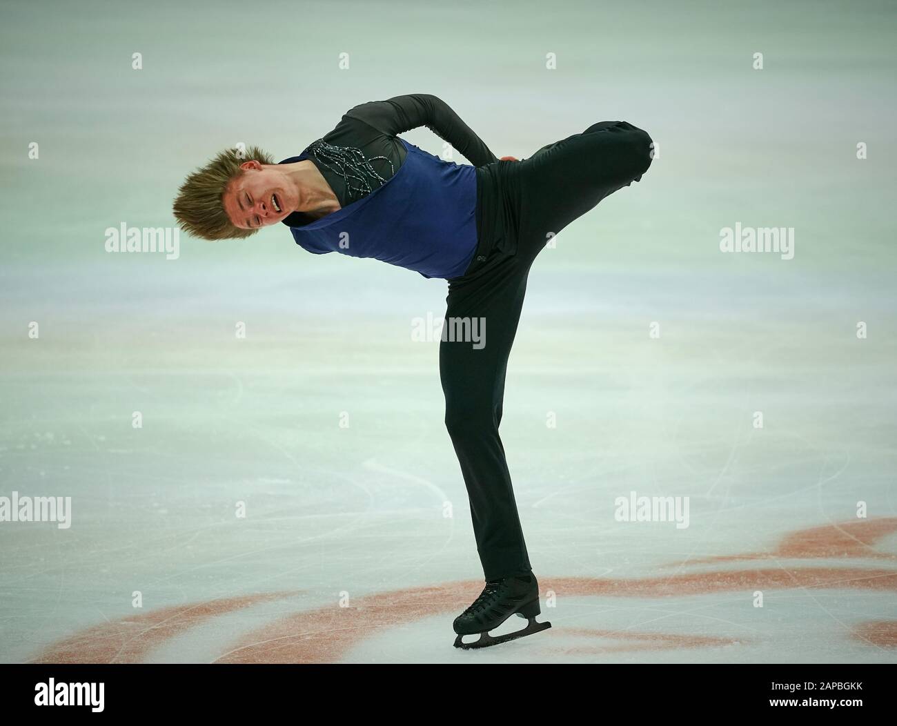 Steiermarkhalle, Graz, Austria. 22nd Jan, 2020. Deniss Vasiljevs of ...