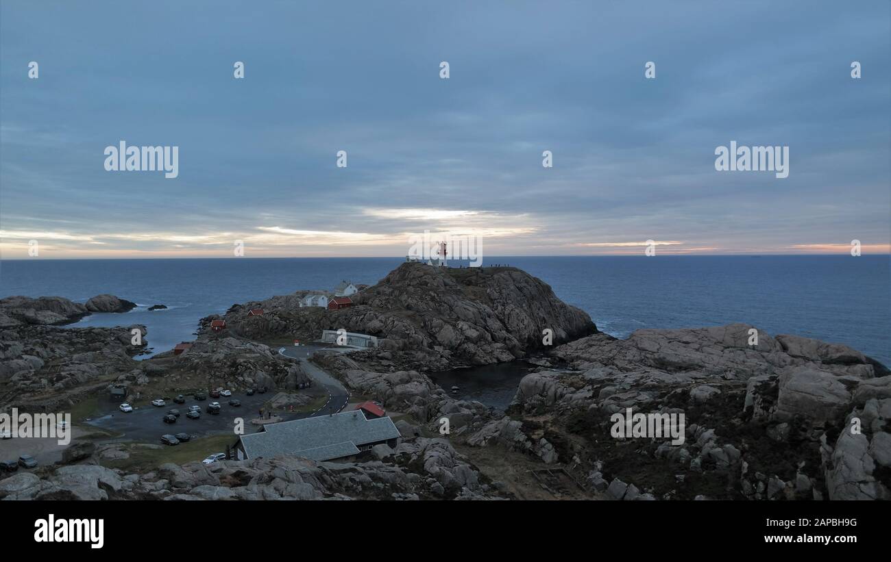 Lindesnes fyr lighthouse, lindesnes hi-res stock photography and images ...