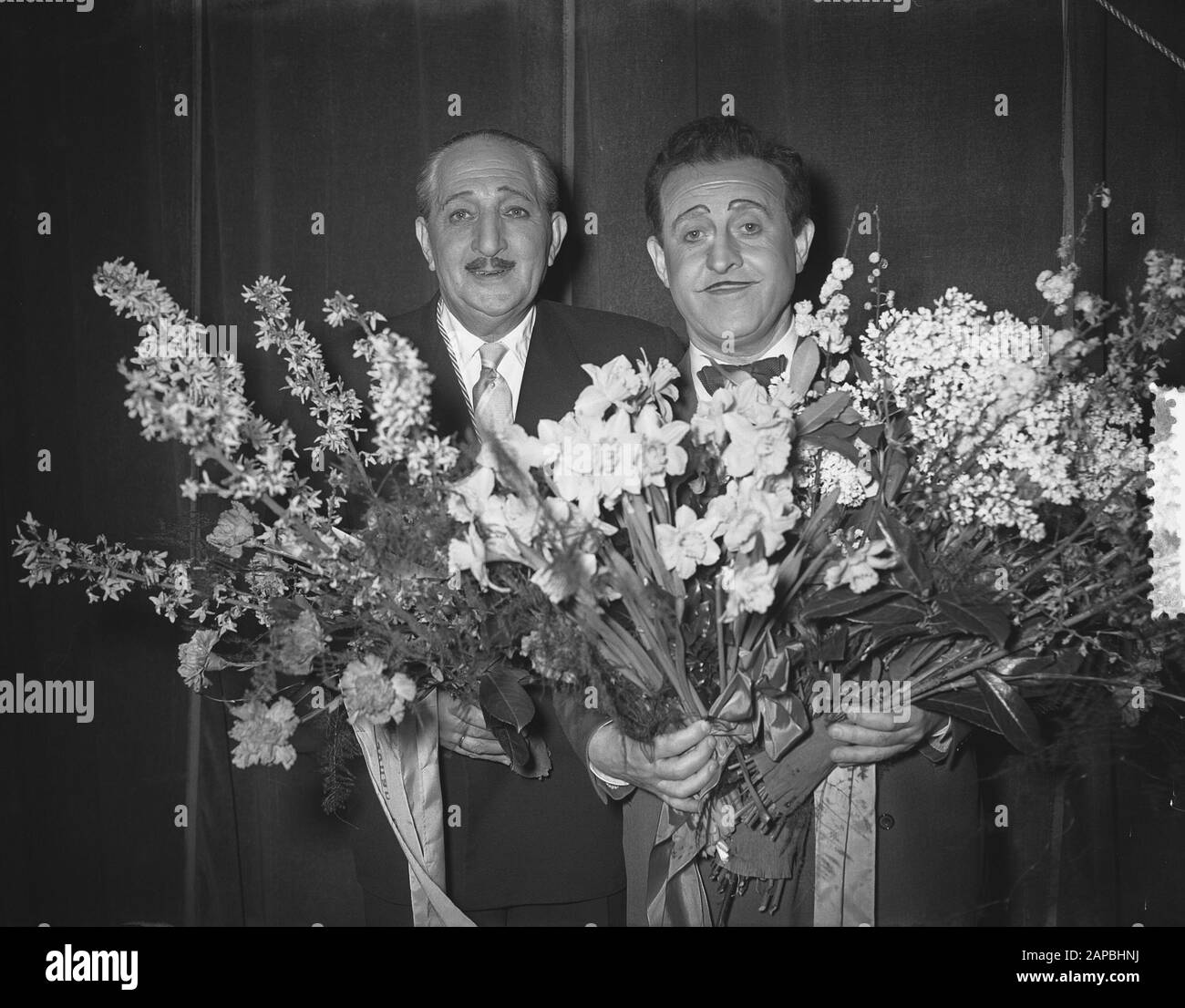 800th version of Potash and Perlemoer. Actor Johan Map (left) and Johan ...