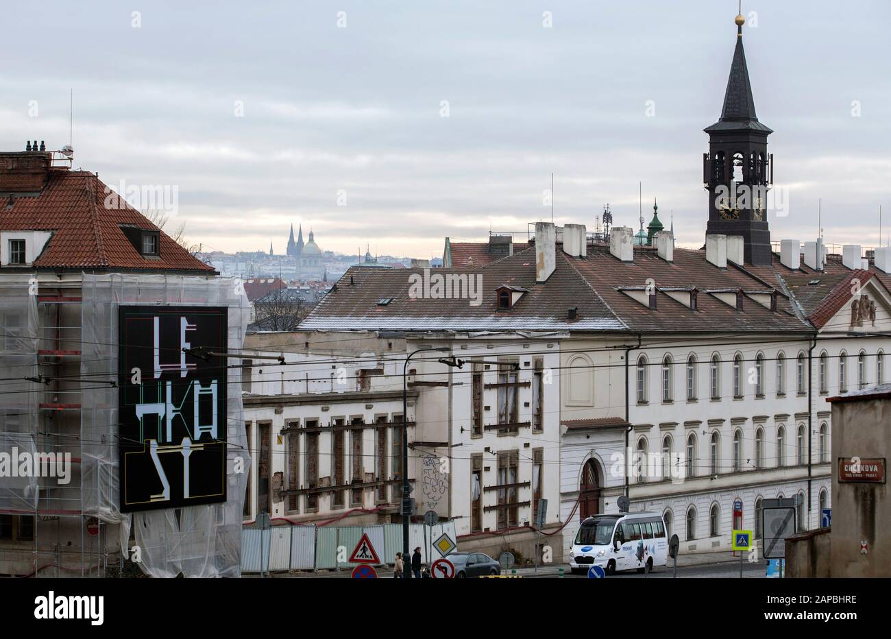 Museum of Art Kunsthalle Prague pictured during reconstruction on ...