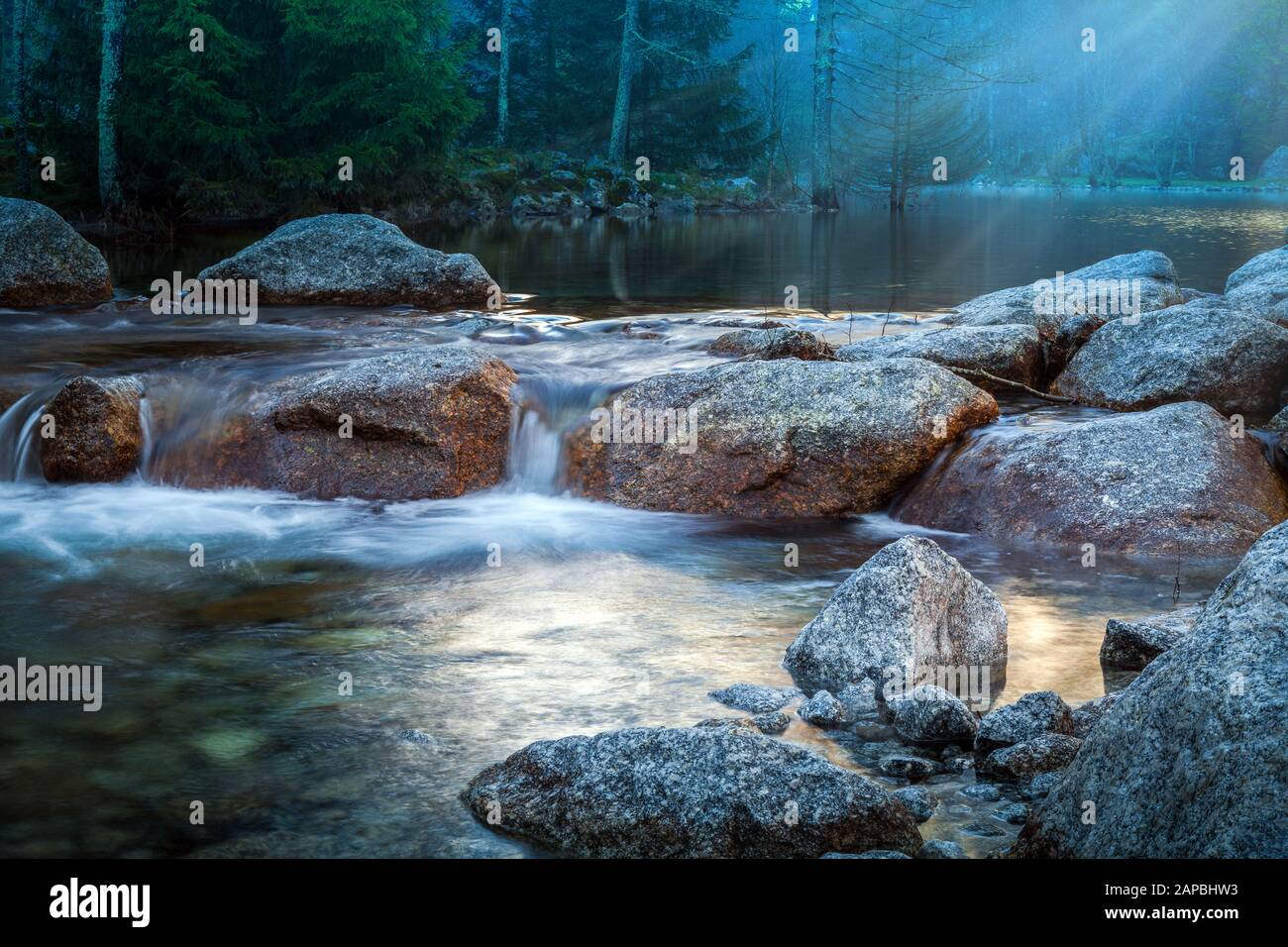 Granite stream bed hi-res stock photography and images - Alamy