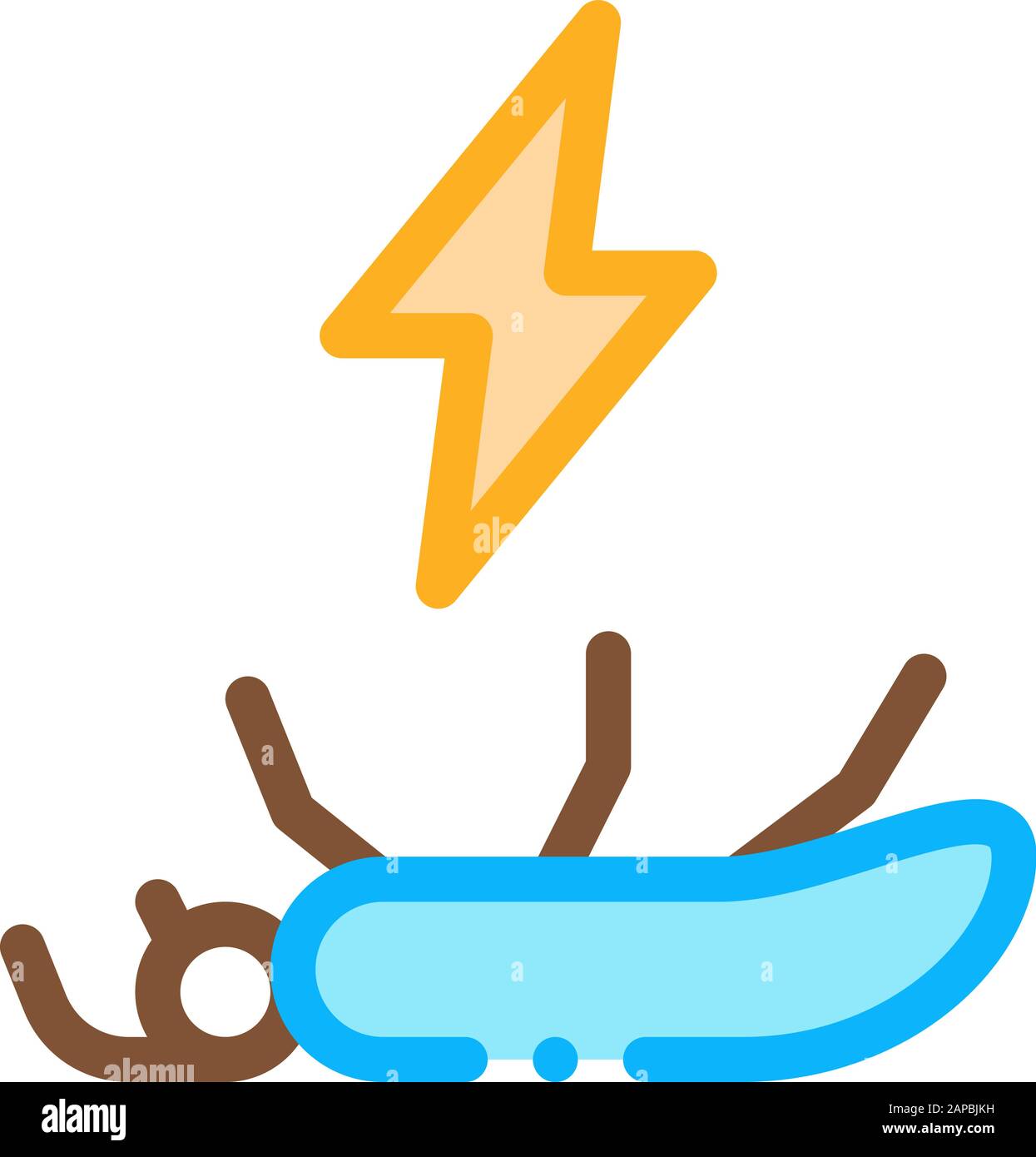 Dead Mosquito Icon Vector Outline Illustration Stock Vector Image & Art ...