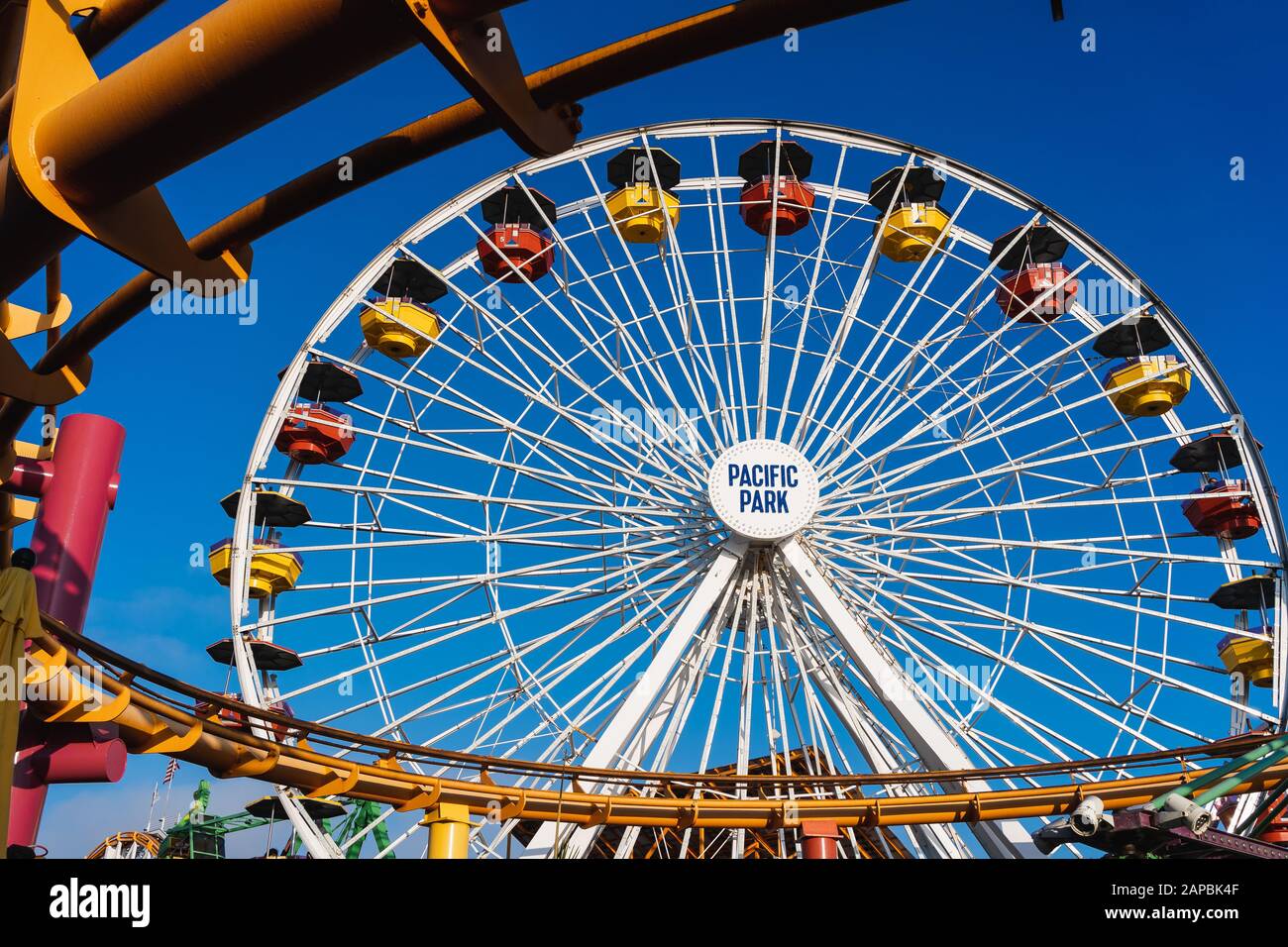 Pacific Park at Santa Monica in California, USA Stock Photo - Alamy
