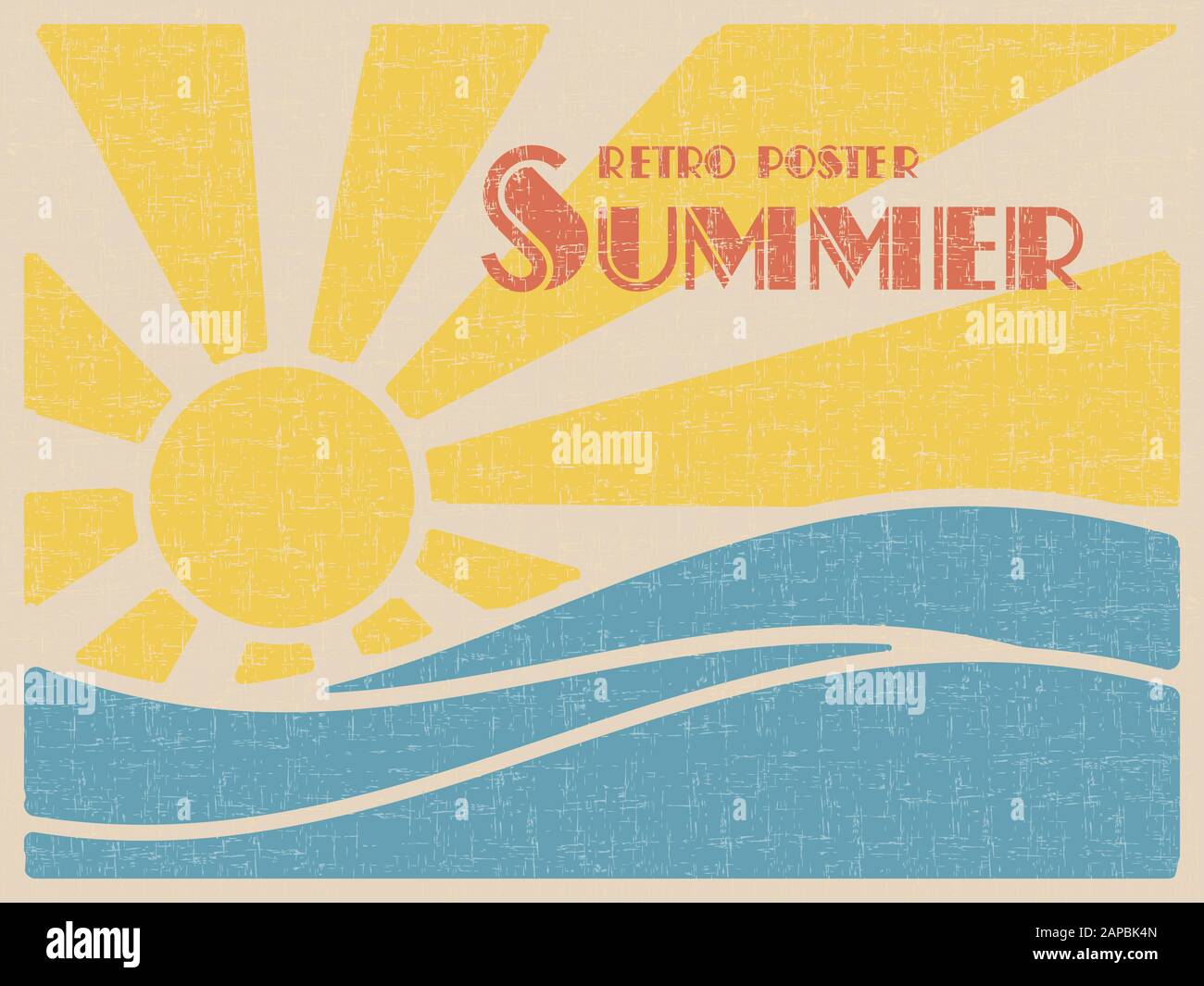 Vintage Summer Poster