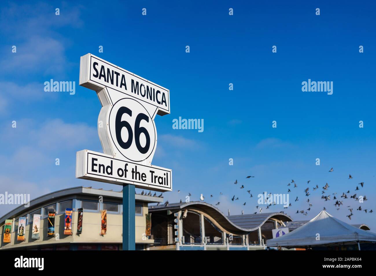 66 santa monica california end hi-res stock photography and images - Alamy