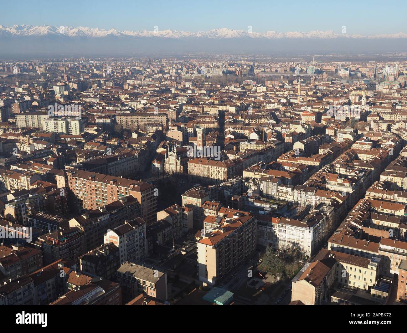 Aerial view of the city of Turin, Italy Stock Photo - Alamy