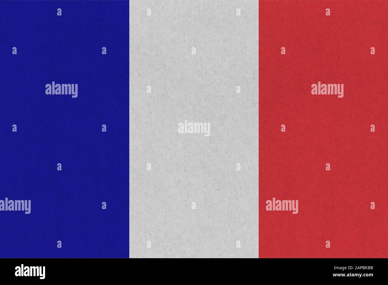 the French national flag of France, Europe with paper texture Stock ...