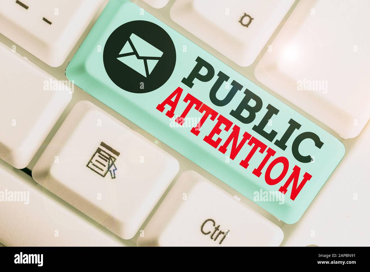 Handwriting text Public Attention. Conceptual photo the attention or ...