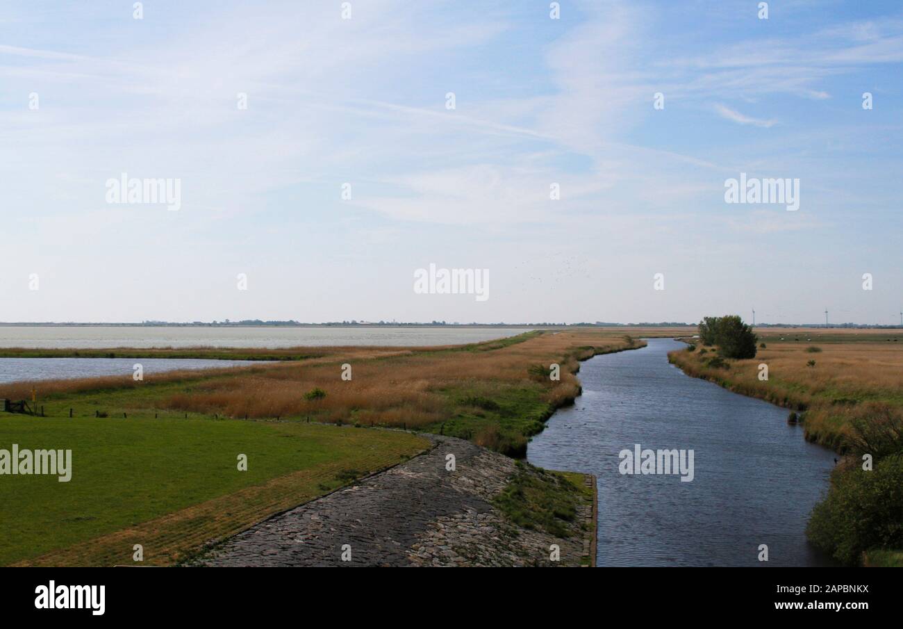 The Peninsula Nordstrand in Germany, Europe Stock Photo - Alamy