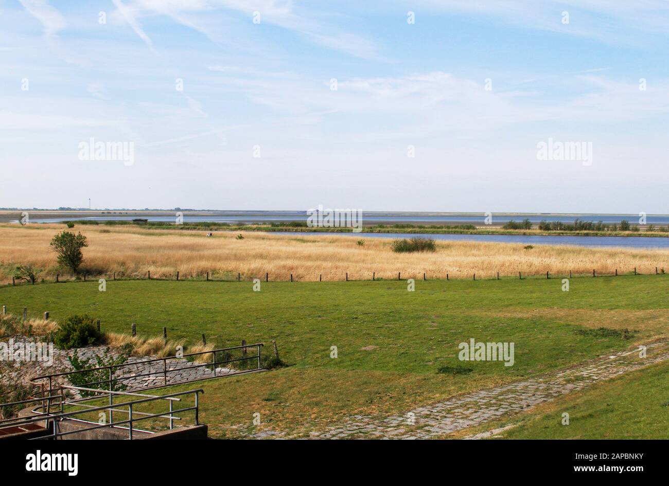 The Peninsula Nordstrand in Germany, Europe Stock Photo - Alamy