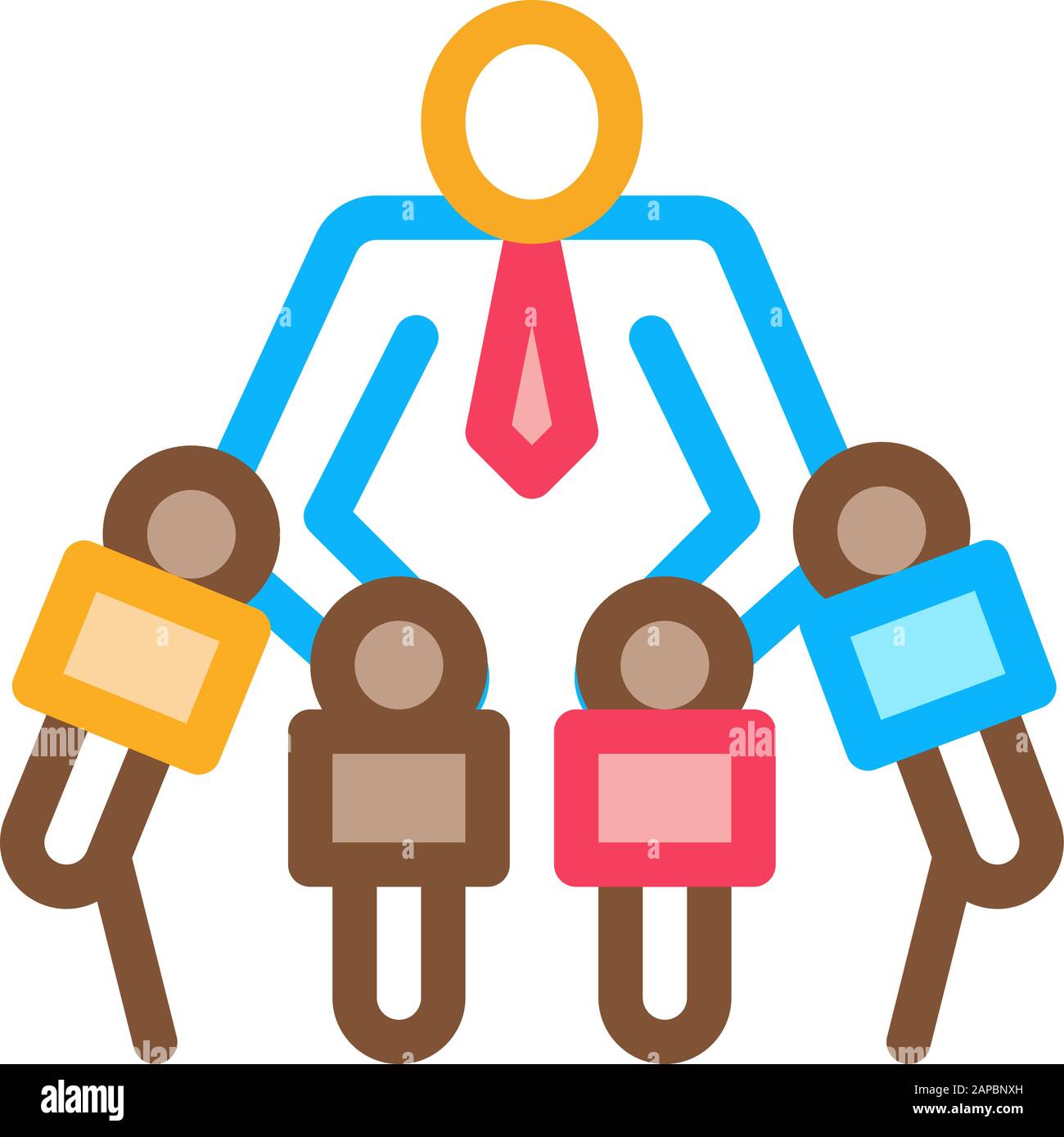 Man Interview Icon Vector Outline Illustration Stock Vector Image & Art ...