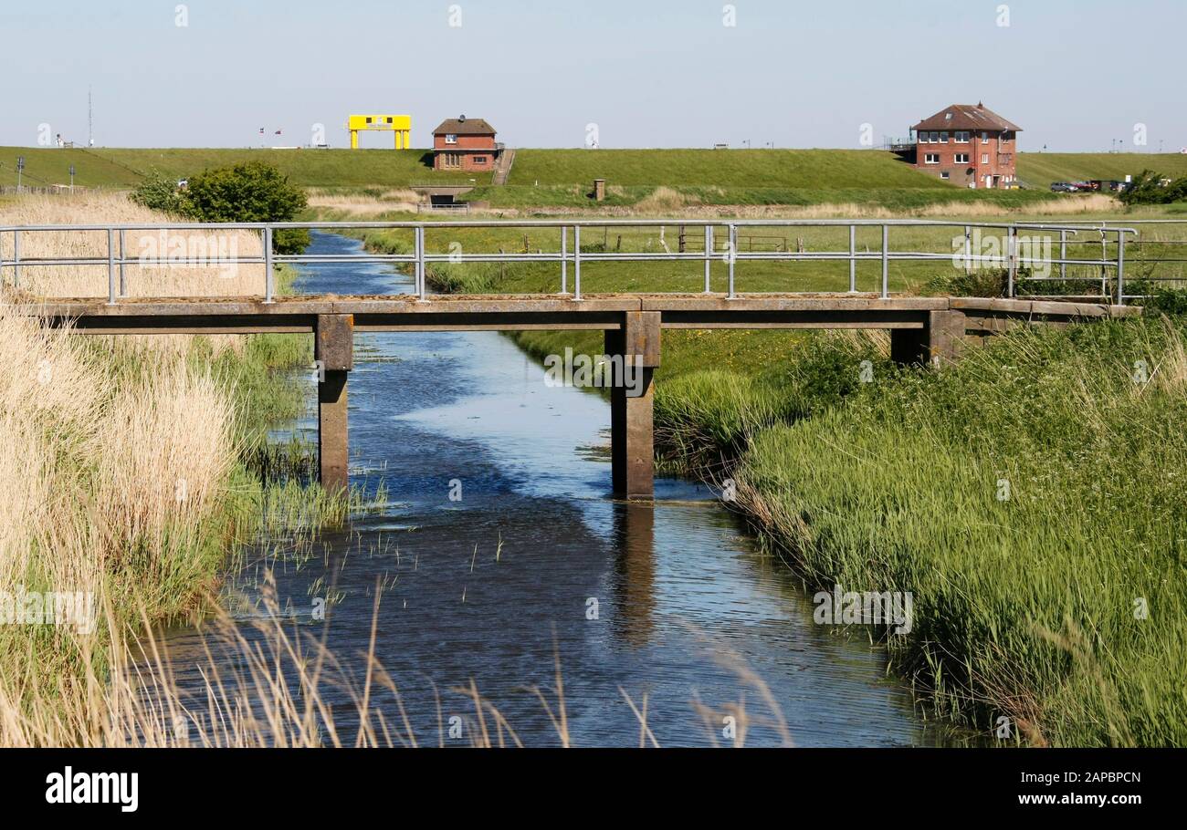The Peninsula Nordstrand in Germany, Europe Stock Photo - Alamy