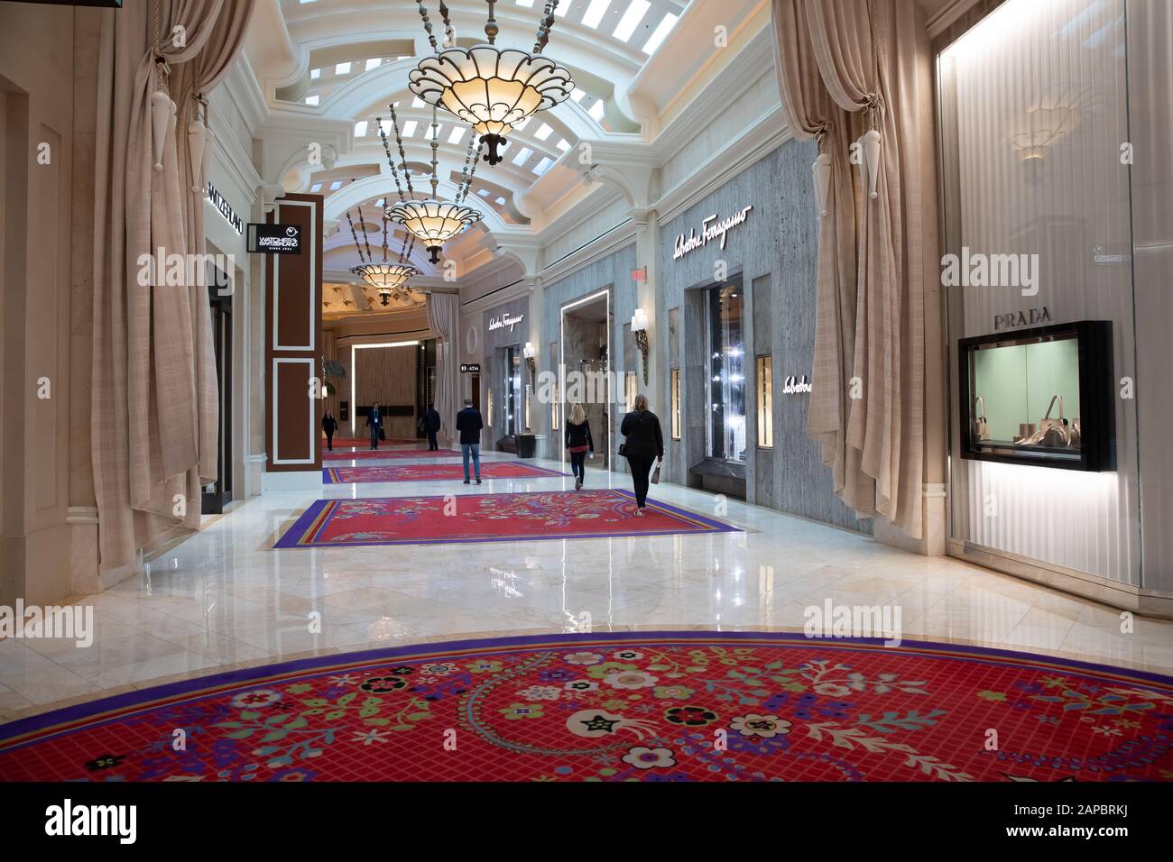 Interior of the Wynn Hotel in Las Vegas, Nevada, USA Stock Photo - Alamy