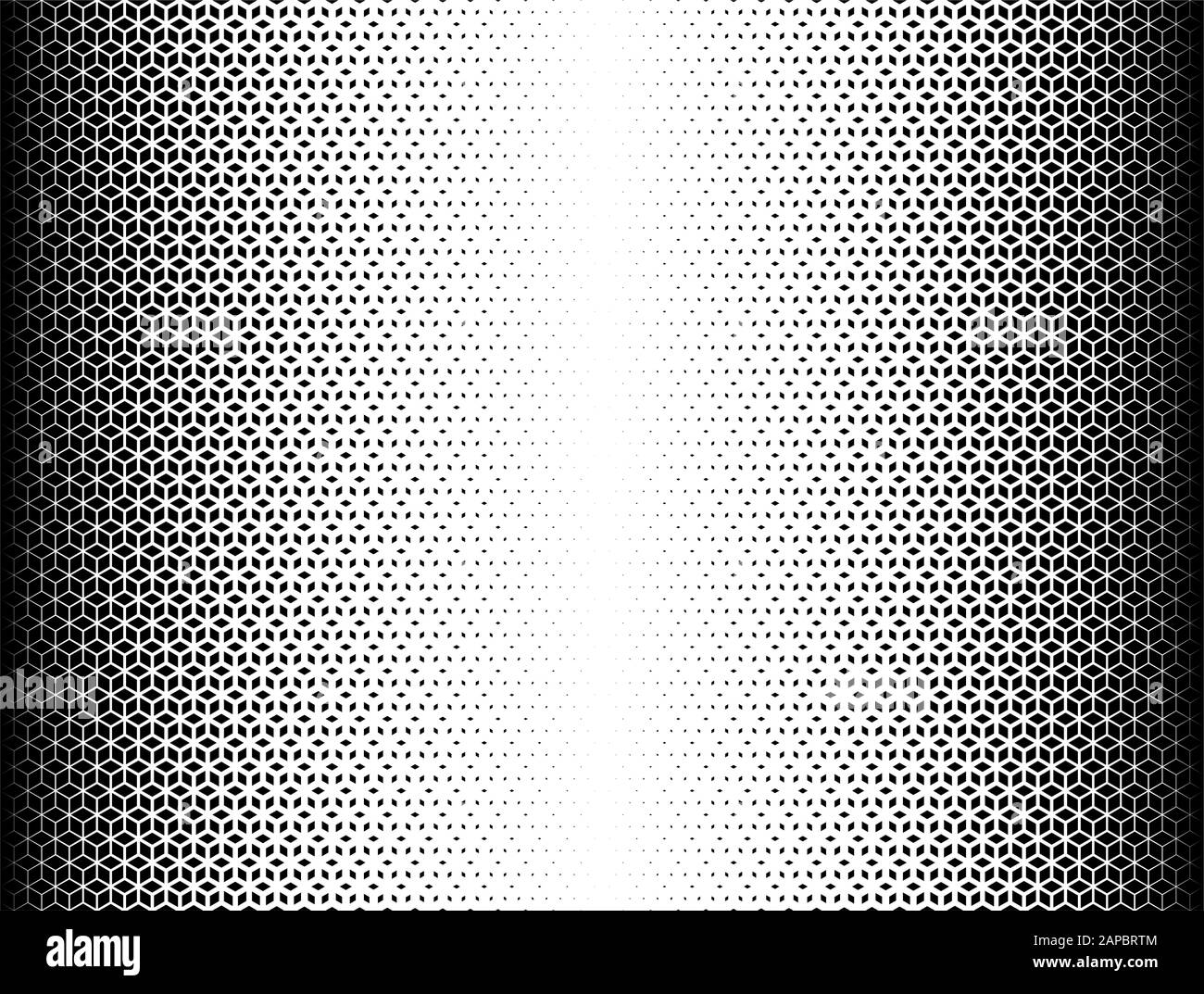 Geometric pattern of black diamonds on a white background..Option with ...