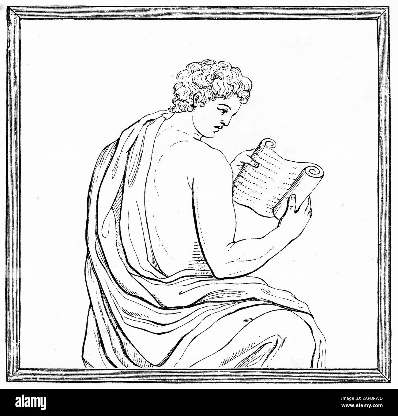 Parchment scroll with writing hi-res stock photography and images - Alamy