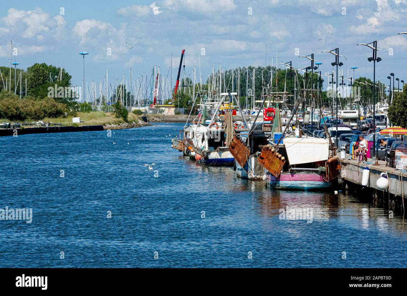 Italy Emilia Romagna Porto Garibaldi ( Prov. Ferrara ) -port Stock ...
