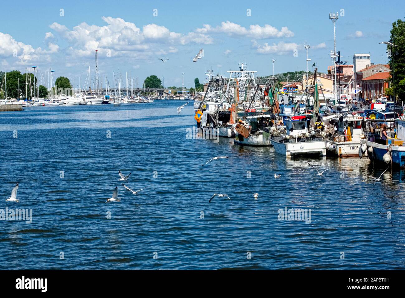 Italy Emilia Romagna Porto Garibaldi ( Prov. Ferrara ) -port Stock ...