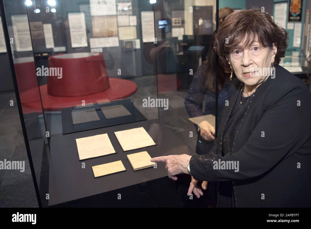 Berlin, Germany. 22nd Jan, 2020. At the opening of the exhibition ...
