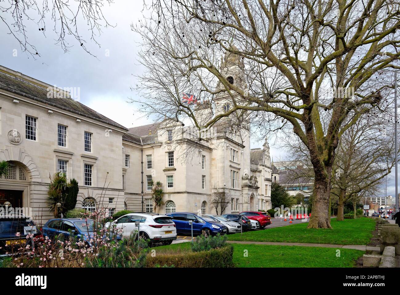 Exterior of Surrey County Hall, Penrhyn Road, Kingston on Thames ...