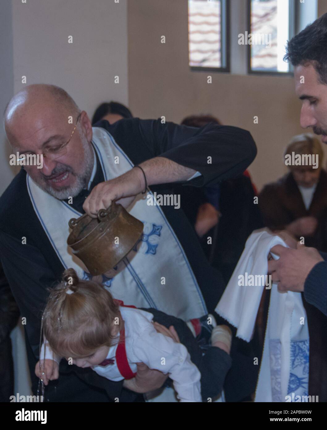 Catholic confirmation ceremony hi-res stock photography and images - Alamy