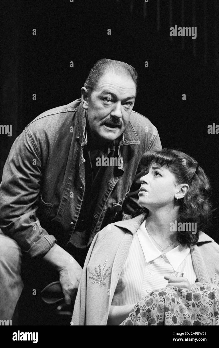 Michael Gambon as Eddie Carbone and Suzan Sylvester as Catherine in A ...