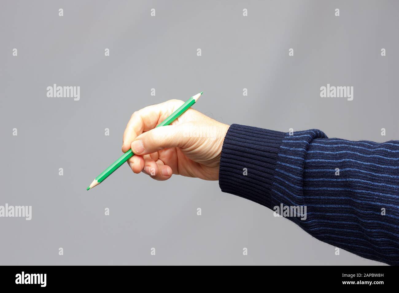 colors with the sharp point, group of colors united in the hand of an ...