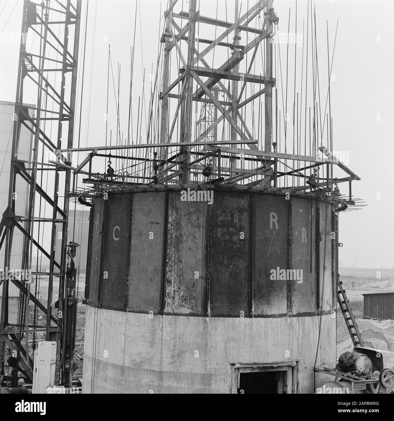 6x6 Sliding formwork when building concrete chimneys, site GEB ...