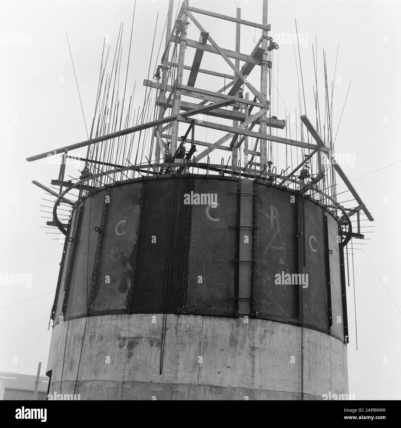 6x6 Sliding formwork when building concrete chimneys, site GEB ...