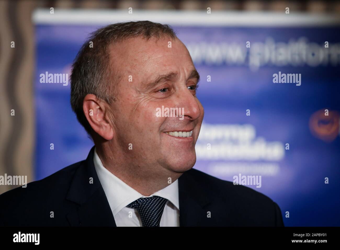 POLAND, CZESTOCHOWA- 4 January 2020: portrait of Grzegorz Schetyna ...